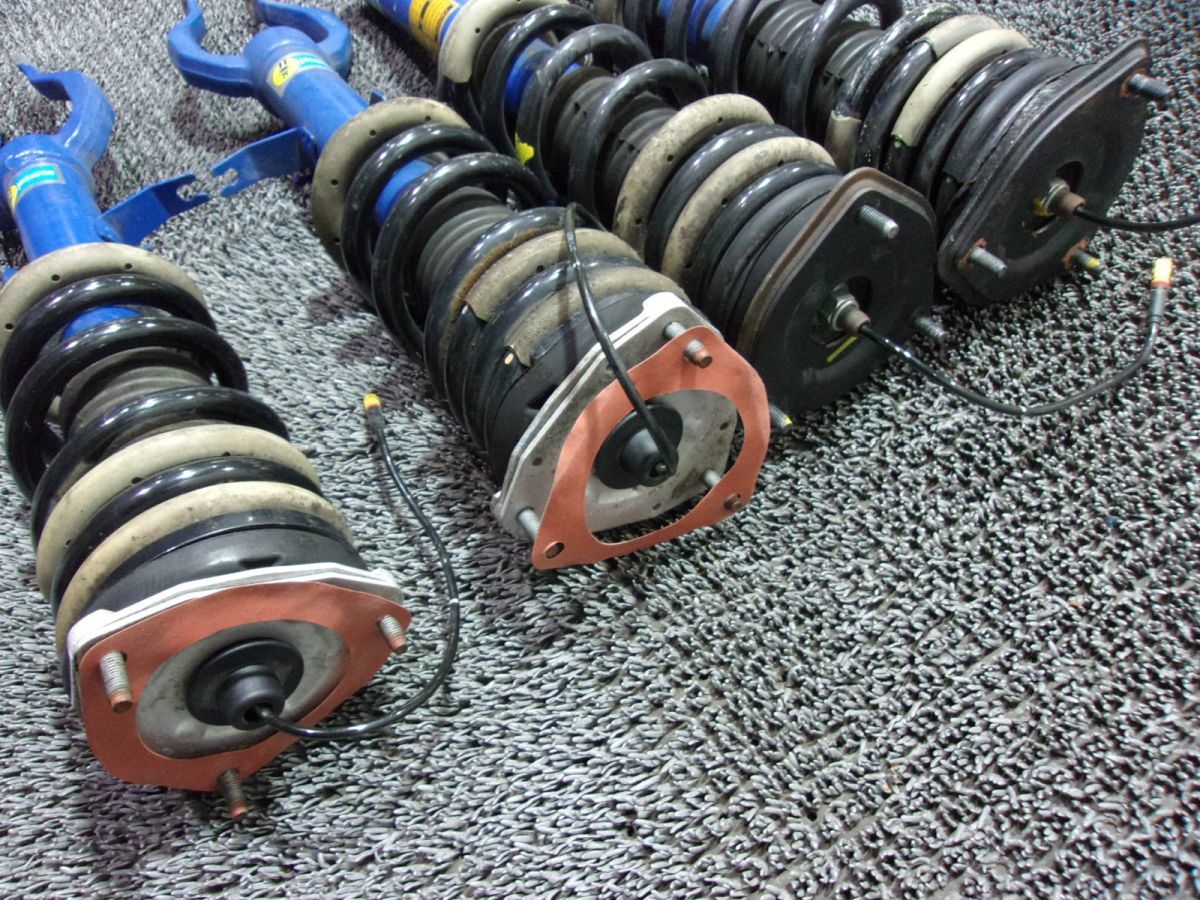 激安 R35 GT-R GTR 純正 BILSTEIN ビルシュタイン ショック&サスペンション 1台分 56210 JF20A 56110 ...