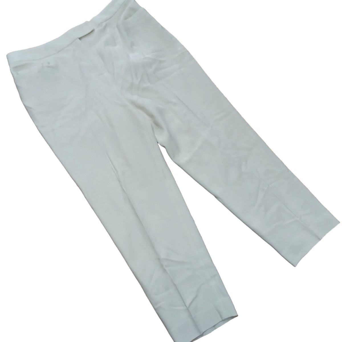 大きいサイズ レリアン Lilian センタープレスパンツ サイズ13＋ オフホワイト(パンツ)｜売買されたオークション情報、yahooの商品 ...