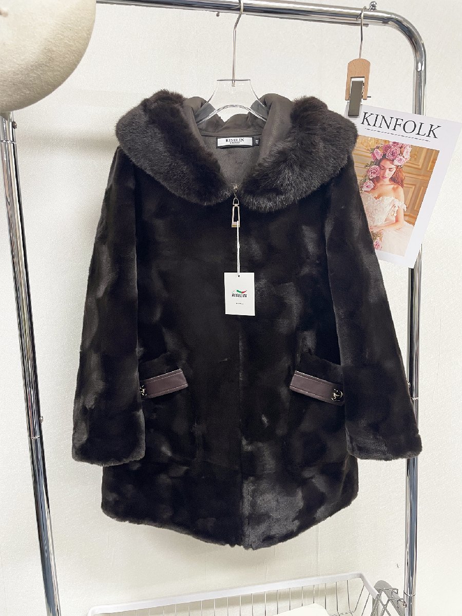 絶賛ヨーロッパ製 定価10万 ブルガリア発 RISELIN 毛皮コート 豪華ミンク/カシミヤ混 防寒 ソフト 暖かい ふわふわ 艶 レディース M/46(毛皮、ファー)｜売買されたオークション ...