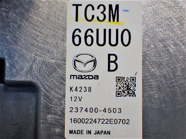 R3年 CX-5 3DA-KF2P V/M/Cユニット 車両モニターカメラコンピューター TC3M-66-UU0B 237400-4503 ...