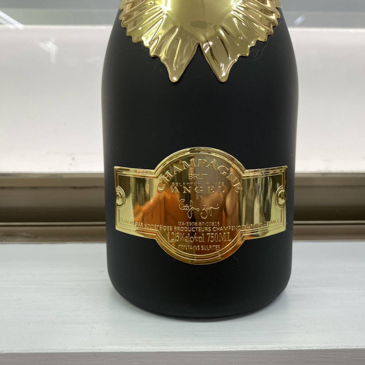 T055 Z ANGEL CHAMPAGNE NV Brut Black 5th Anniversary in Japan エンジェルシャンパン ブリュット 12.5度 750ml プレゼント ...