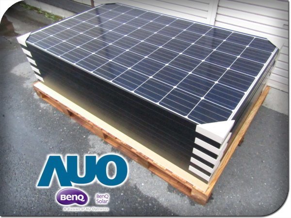 / 品/AUO/BenQ Solar/PM060MW2_295/単結晶/4busbar/SunVivo/総2950W/ソーラーパネル/太陽光 ...