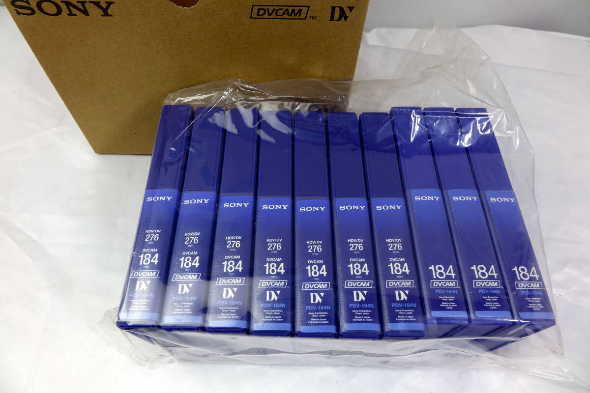 SONY DVCAM PDV-184N 業務用ビデオテープ184分10本(プロ用、業務用)｜売買されたオークション情報、yahooの商品情報をアーカイブ公開 - オークファン（aucfan.com）