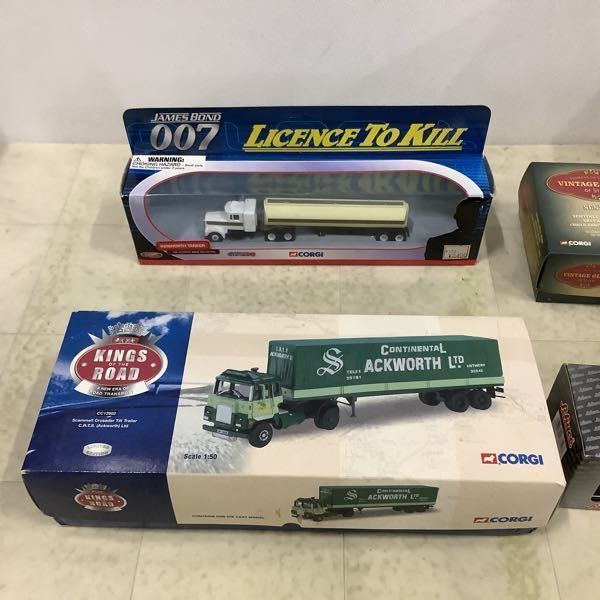 1円〜 CORGI他 1/50等 KINGS OF THE ROAD Scammell Crusader Tilt Trailer C.R.T ...