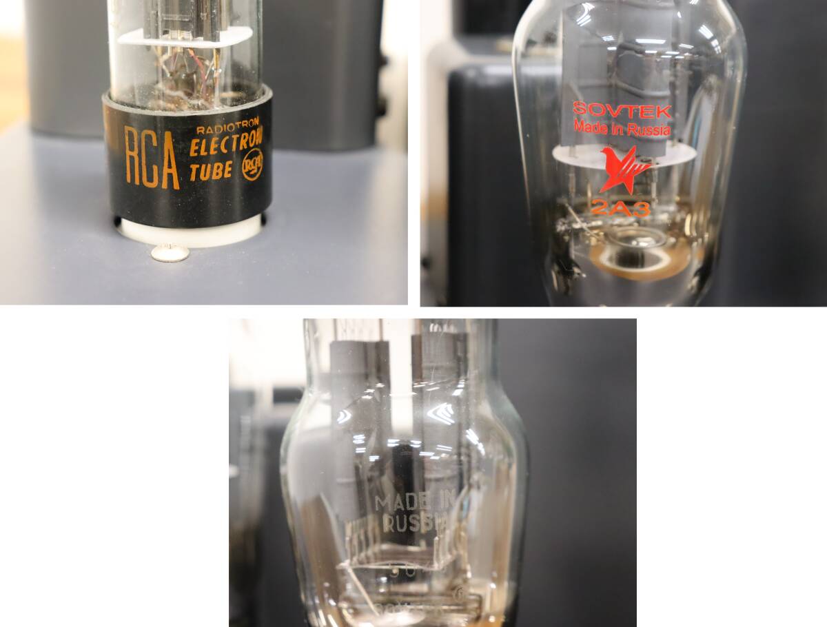 通電OK SUN AUDIO モノラルパワーアンプ SV-2A3PE 真空管/SOVTEK 5U4C/SOVTEK 2A3/RCA 6SN7 GTB トランス/TAMRDIO 現状品 直引き ...