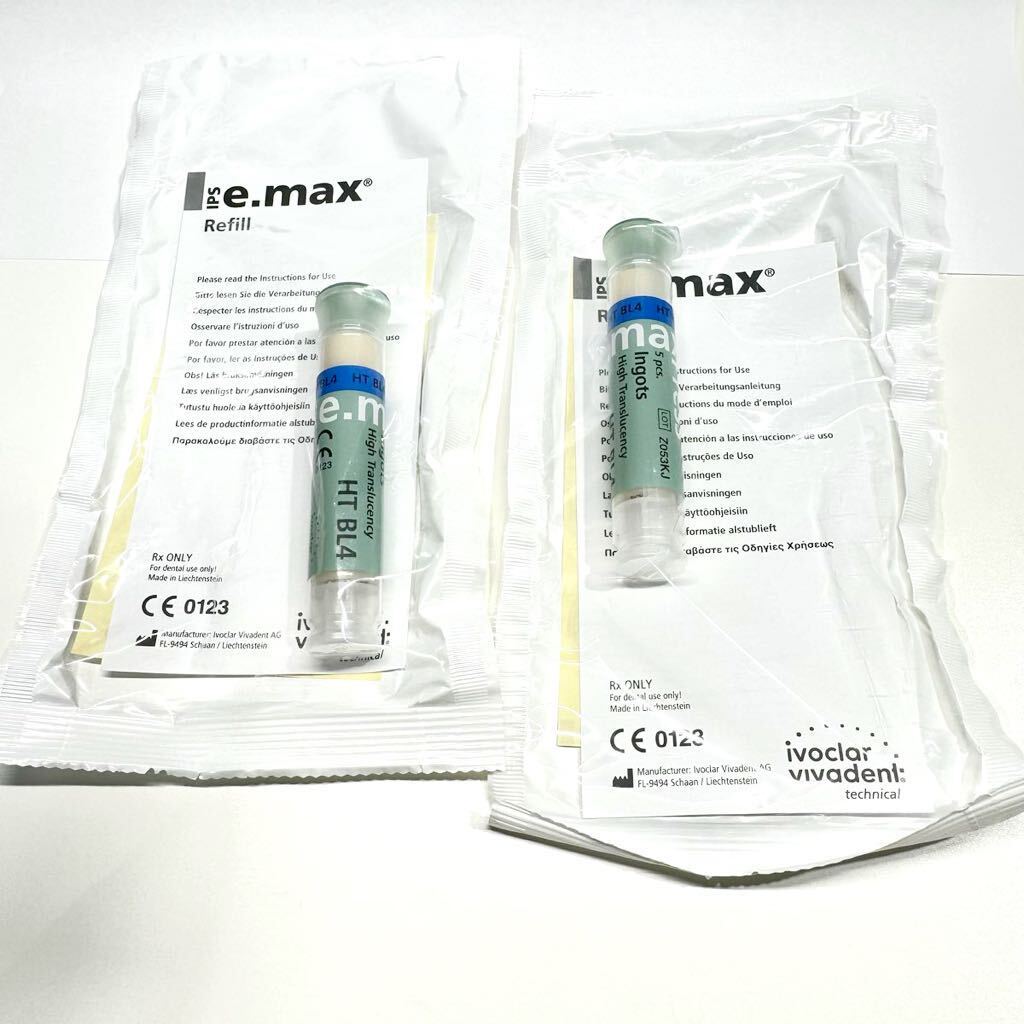 e.max press HT BL4 2つ セラミック インゴット IPS 歯科技工士 イーマックス emax イボクラ(その他)｜売買されたオークション情報、yahooの商品情報をアーカイブ ...
