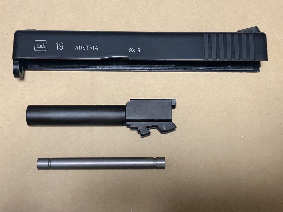 KSC G19 用 KWA製 スライド アウターバレル TNインナーバレル ノバックサイト 品 GLOCK ガスブロ(パーツ)｜売買された ...