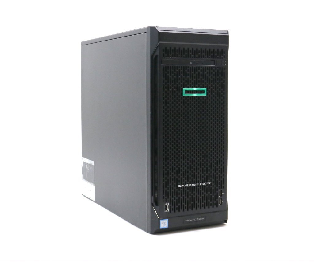 hp ProLiant ML110 Gen10 Xeon Bronze 3104 1.7GHz 8GB 600GBx4台 SAS2.5インチ ...