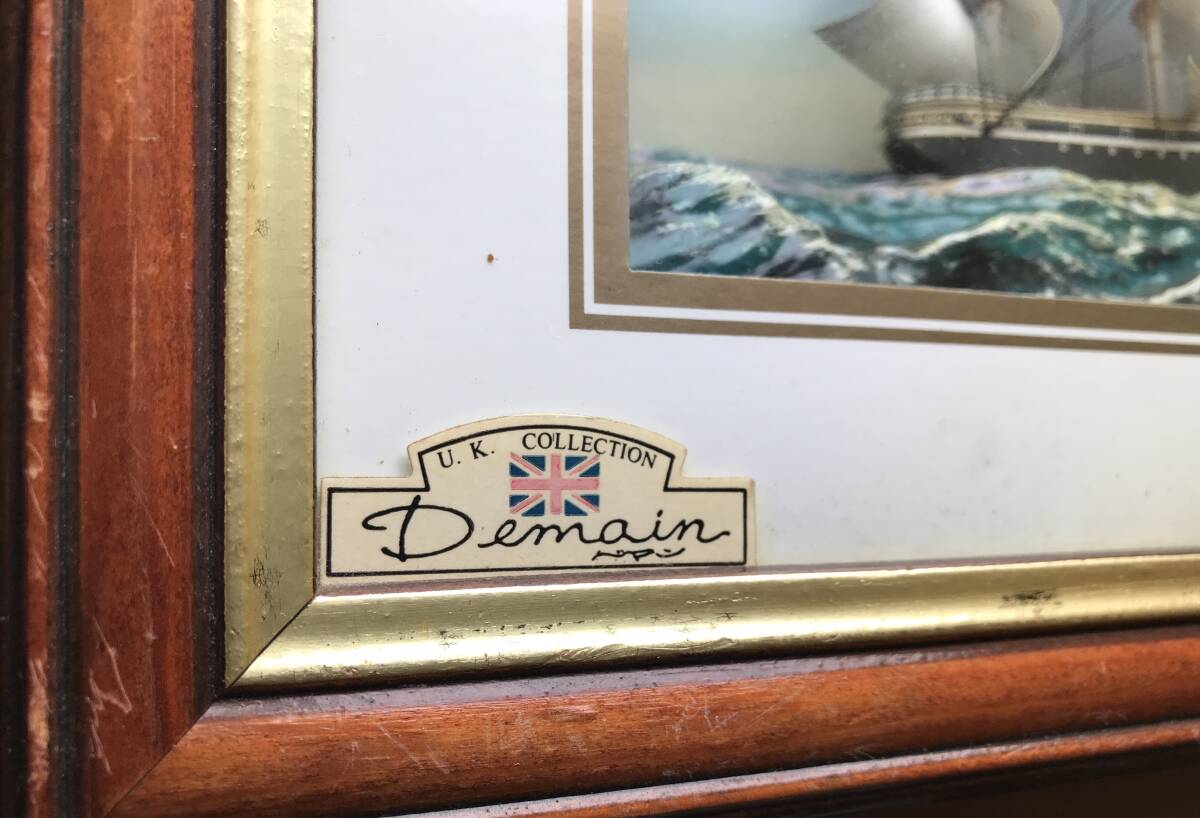壁掛 U.K COLLECTION Demain ドマン 3Dアート/フレームアート／シャドーボックス Cutty Sark 1869(その他 ...