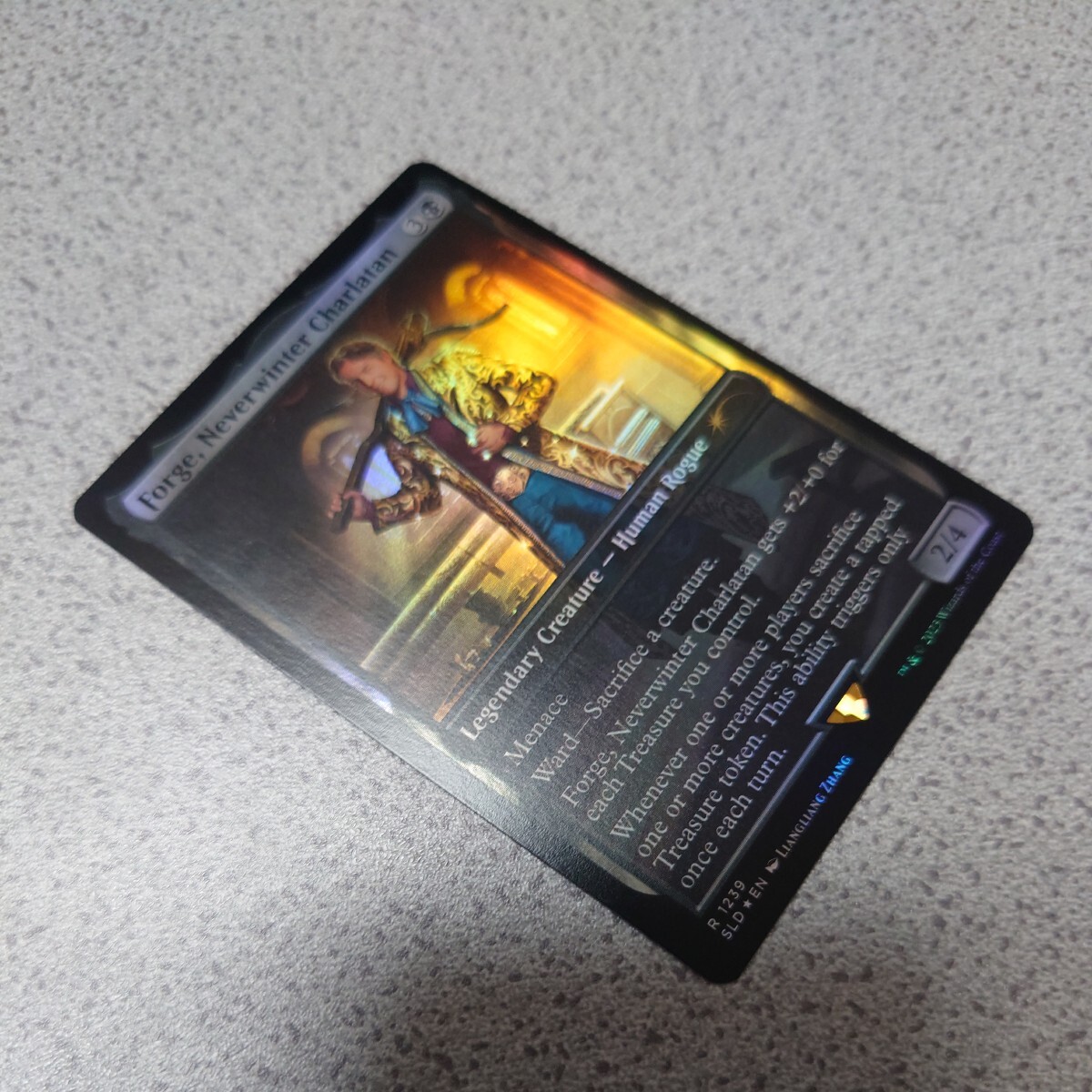 MTG SLD Forge Neverwinter Charlatan 英語foil 一枚 Secret lair Dungeons ...