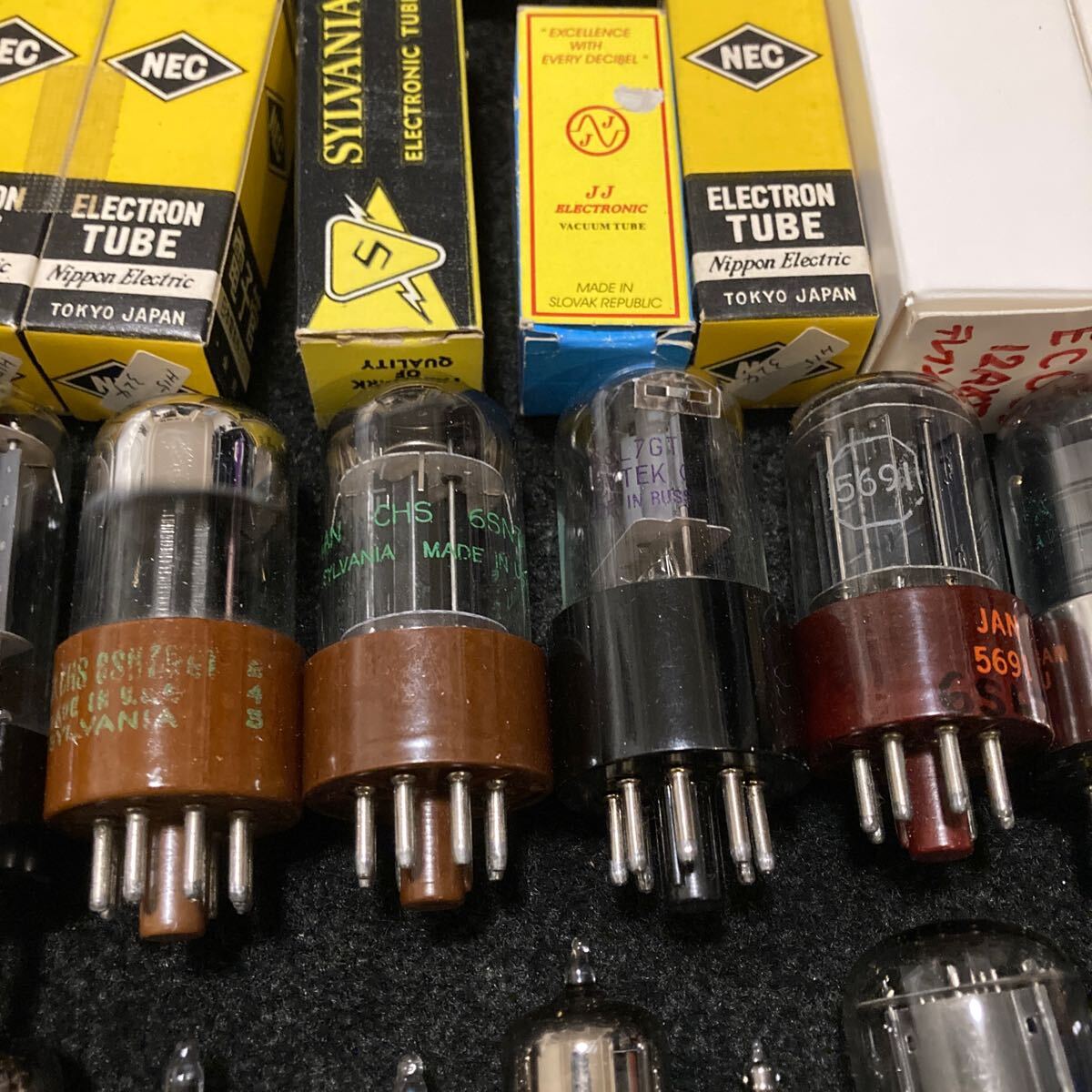 真空管50本 6V6EH 6SN7 12AX7EH 12AX7A/E83CC 50EH5 12AX7 ECC83S 6SN7GT 5691 ...