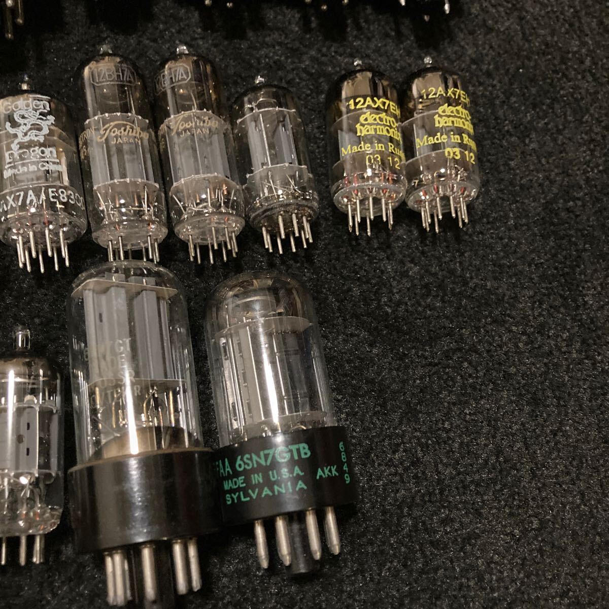 真空管50本 6V6EH 6SN7 12AX7EH 12AX7A/E83CC 50EH5 12AX7 ECC83S 6SN7GT 5691 ...