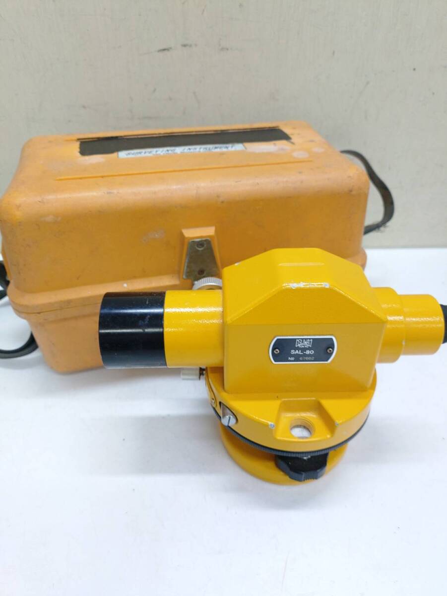 g30703 SUWA SAL-80 オートレベル 測量器 測定器 測量機 測定器 大工道具 DIY ケース付 現状品(測量、角度計)｜売買さ ...