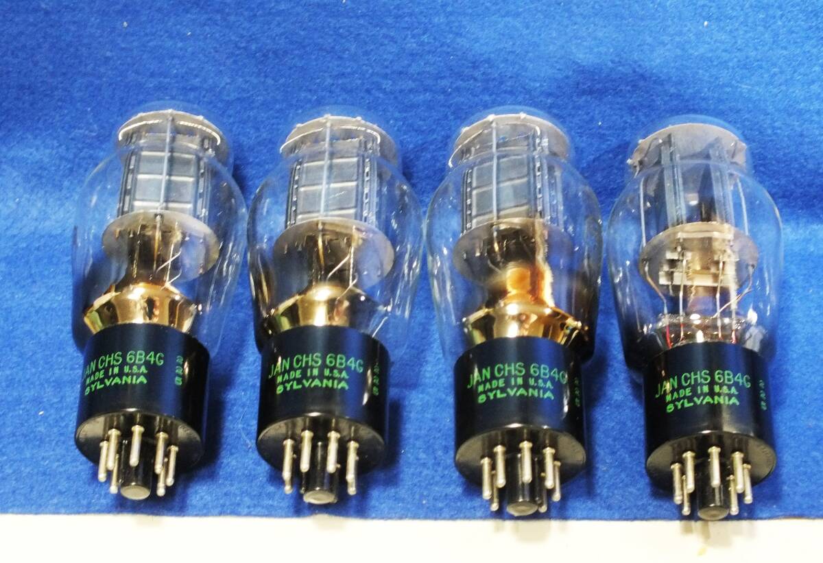 NOS JAN / CHS SYLVANIA製 6B4G 2枚プレート 4本一括(真空管)｜売買されたオークション情報、yahooの商品情報を ...