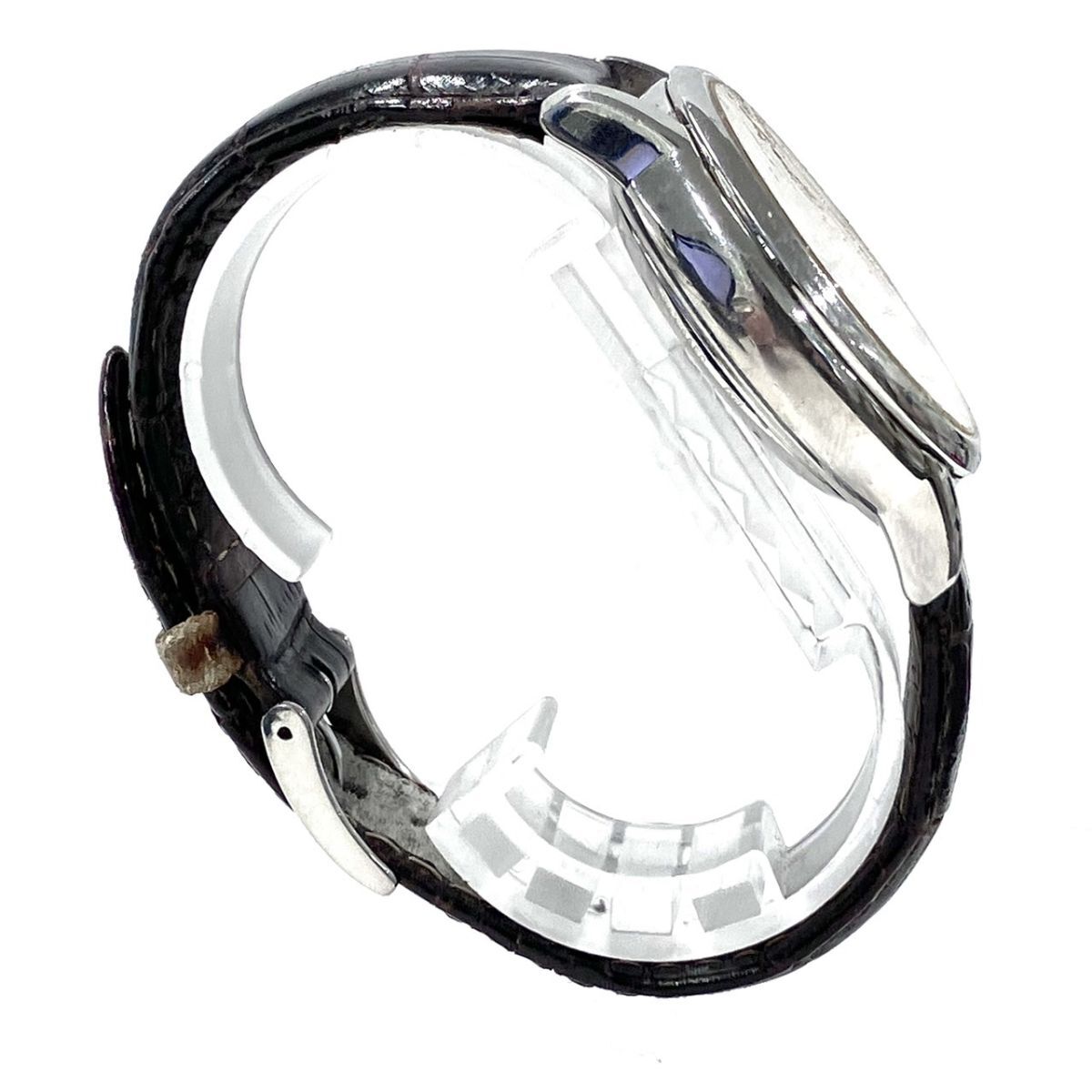 Y011-K44-4820 SEIKO セイコー KINETIC キネティック 5M54-0AE0 メンズ 腕時計 自動巻き デイテイト 裏 ...