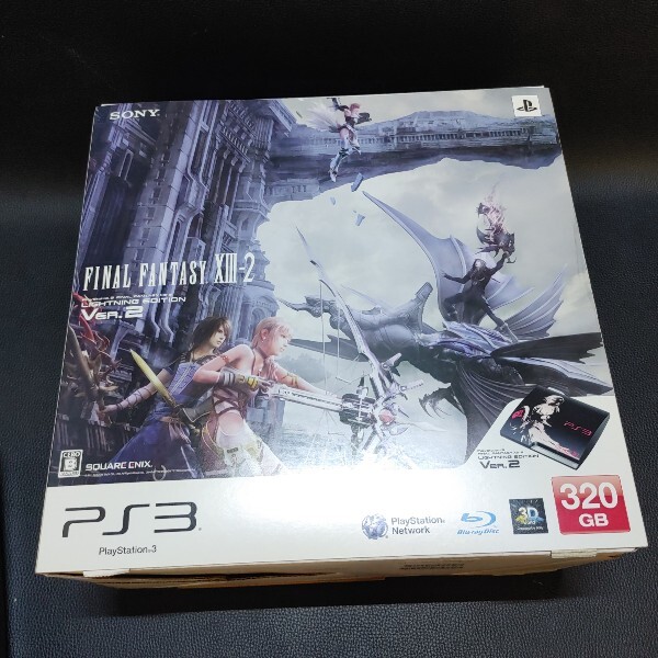 PS3 FINAL FANTASY XIII-2 LIGHTNING EDITION Ver.2 320GB CECH-3000B FF 薄型 ...