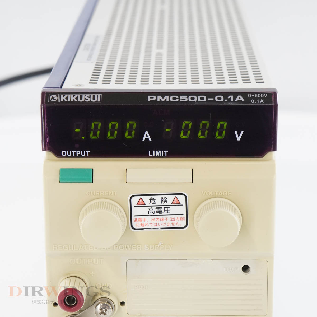 DW 8日保証 PMC500-0.1A KIKUSUI 0~500V 0.1A 菊水 REGULATED DC POWER SUPPLY 直流 ...