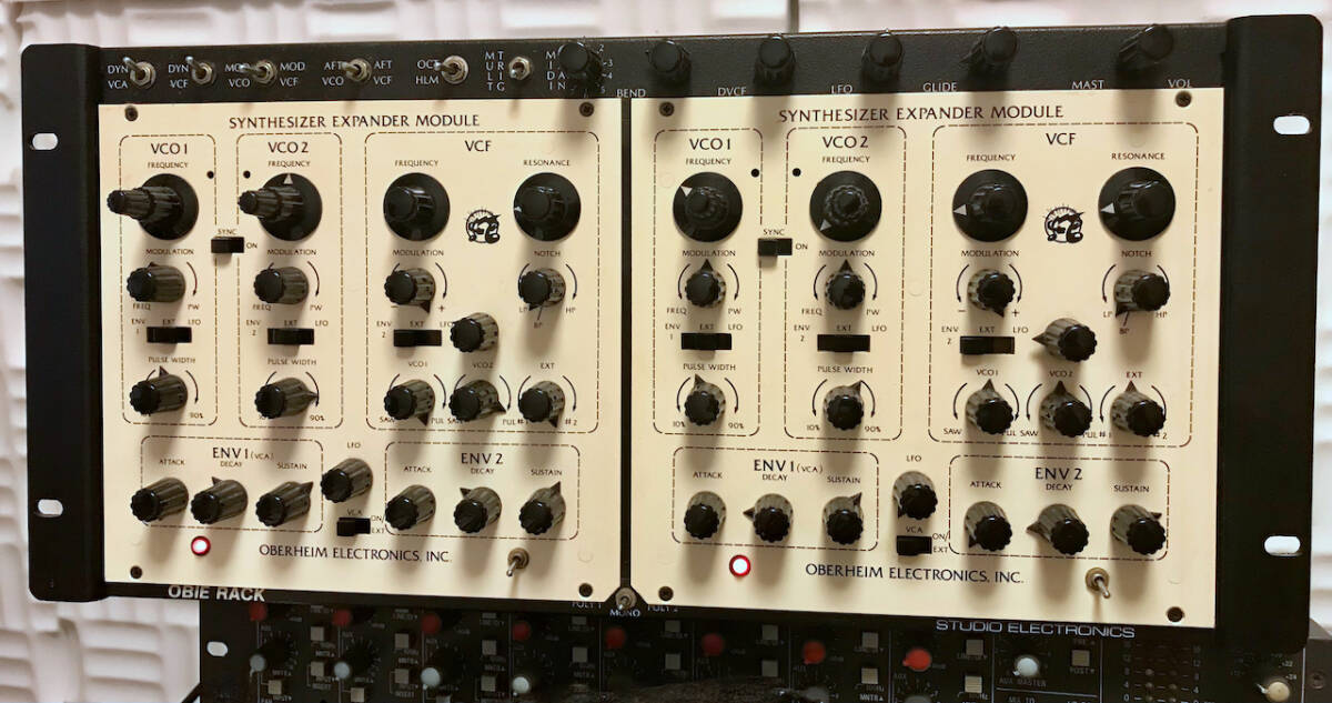 歴史的名機 STUDIO ELECTRONICS OBIE RACK OBERHEIM SEM オーバーハイム moog arp ...