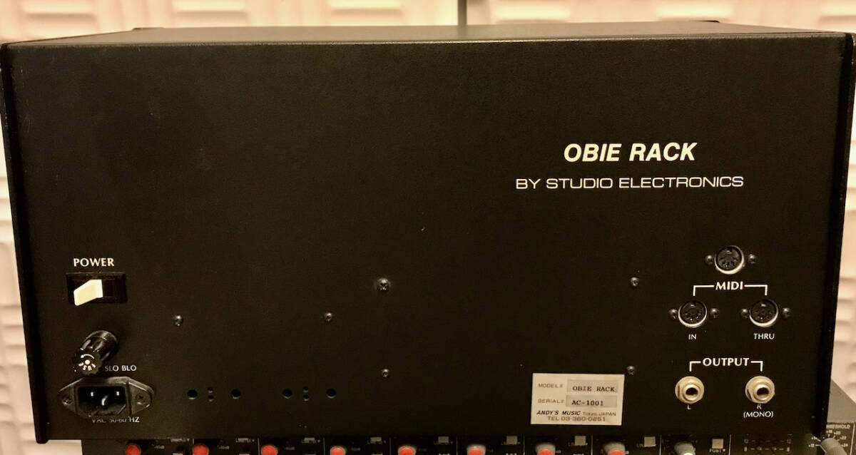 歴史的名機 STUDIO ELECTRONICS OBIE RACK OBERHEIM SEM オーバーハイム moog arp ...