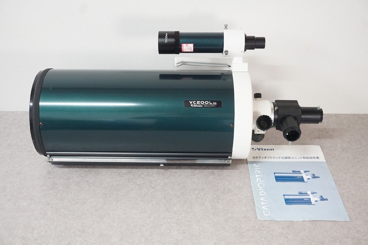 QS H4571616 Vixen ビクセン VC200L DG D=200mm f=1800mm 鏡筒 ファインダー付き 天体望遠鏡 部品 ...