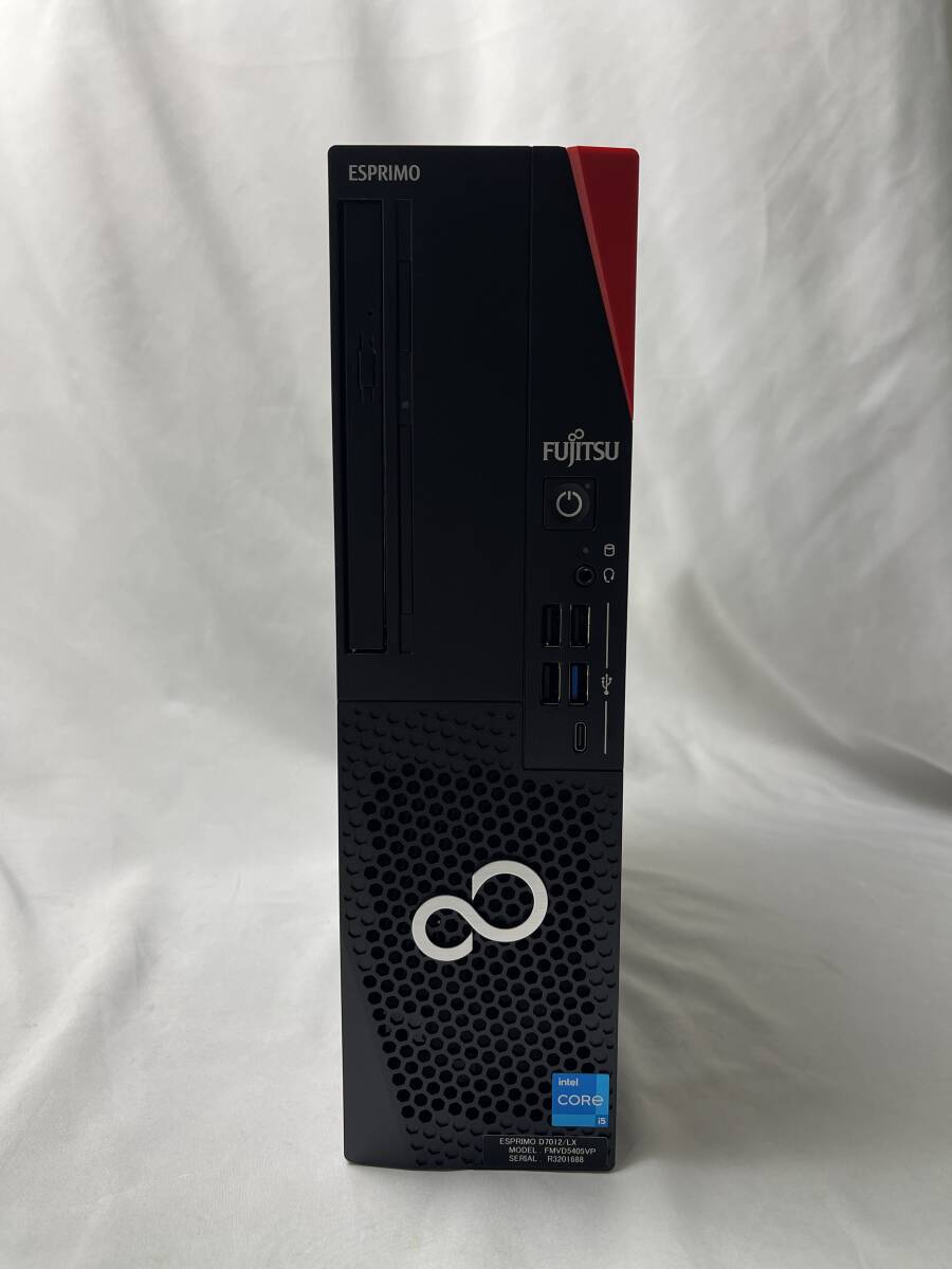 富士通 ESPRIMO D7012/LX デスクトップPC Intel Core i5-12500 @ 3.00GHz メモリ8GB ...