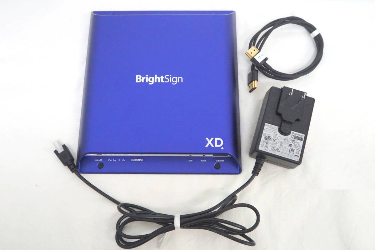 BrightSign XD4シリーズ デジタルサイネージプレーヤー XD234 ブライトサイン ベーシックインタラクティブ 4K ...