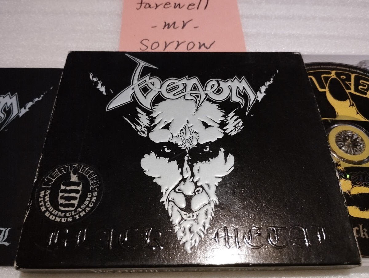 VENOM ヴェノム BLACK METAL ブラック メタル 英盤CD Sanctuary Records UK CMRCD472 Cronos Mantas Abaddon スラッシュ ...
