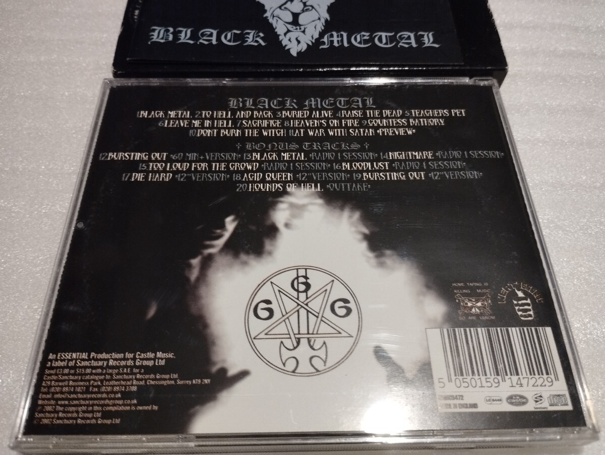 VENOM ヴェノム BLACK METAL ブラック メタル 英盤CD Sanctuary Records UK CMRCD472 Cronos Mantas Abaddon スラッシュ ...