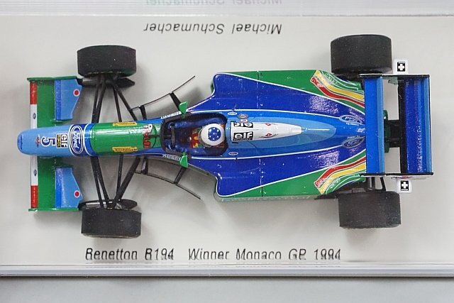 Spark スパーク 1/43 Benetton ベネトン B194 M.シューマッハ モナコGP 優勝 1994 #5 S4481 ...