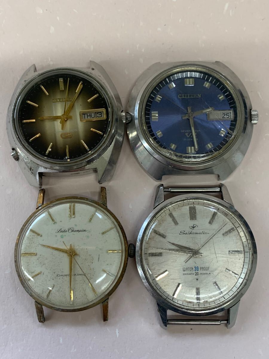 10100. 腕時計 本体のみ SEIKO CITIZEN 15026E/6201-8930/7803-790286/67-5512/まとめ4 ...