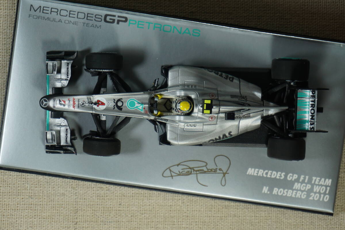 1/43 1円スタート ロズベルグ MINICHAMPS MERCEDES MGP W01 #4 Rosberg 2010 メルセデス F1 GP(レーシングカー)｜売買されたオークション情報 ...