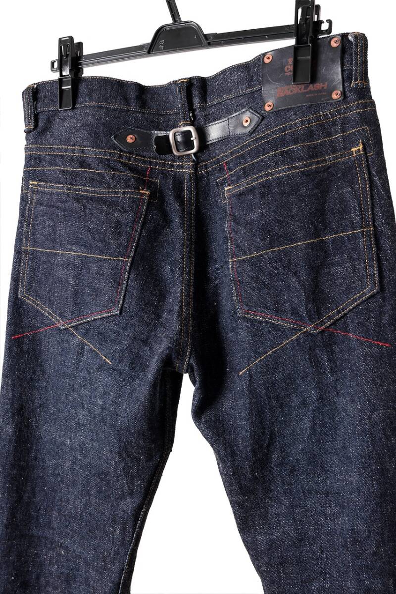 BACKLASH xx FULLCOUNT Collaboration BOOTCUT PANTS / 15.5oz ZIMBABWE DENIM 新古品タグ付き 定価38500円 ISAMU ...