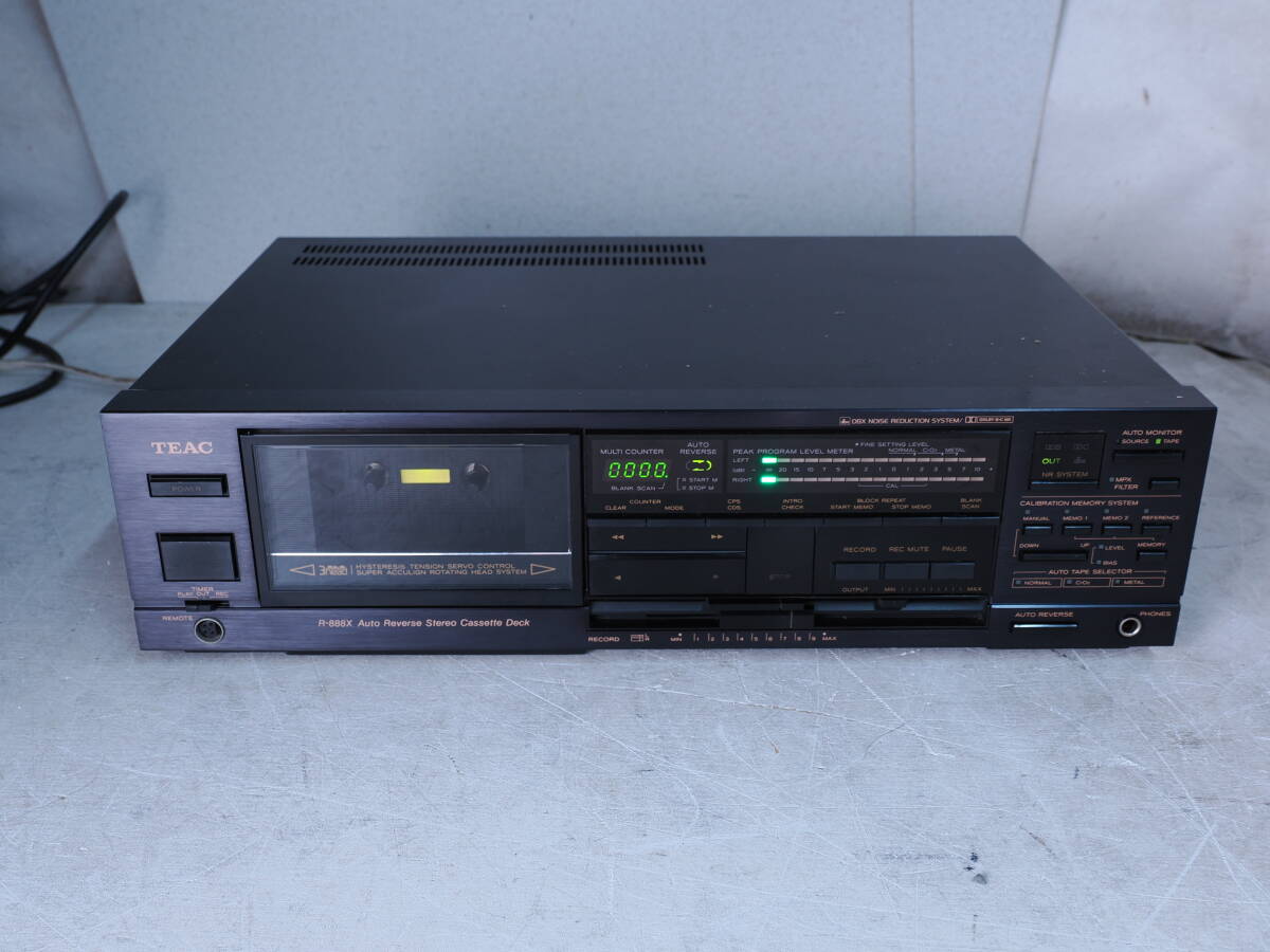 TEAC ティアック カセットデッキ R-888X ジャンク(一般)｜売買されたオークション情報、yahooの商品情報をアーカイブ公開 ...