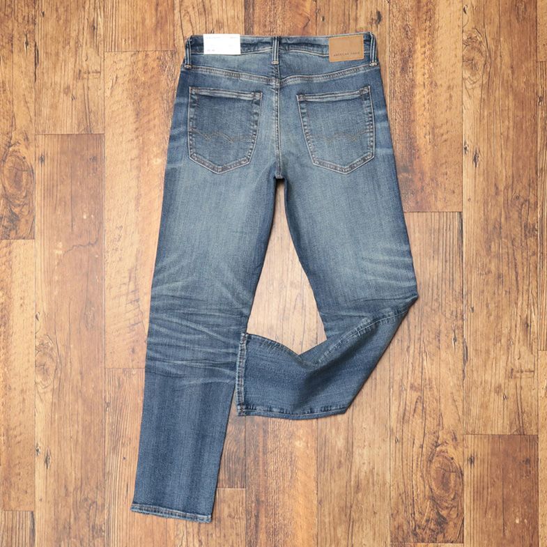 1円/AMERICAN EAGLE/34インチ/デニムパンツ 0116-6403 ストレッチ ウォッシュ ダメージ ワイルド 美脚 /青/ブルー/ih266/(ボトムス)｜売買された ...