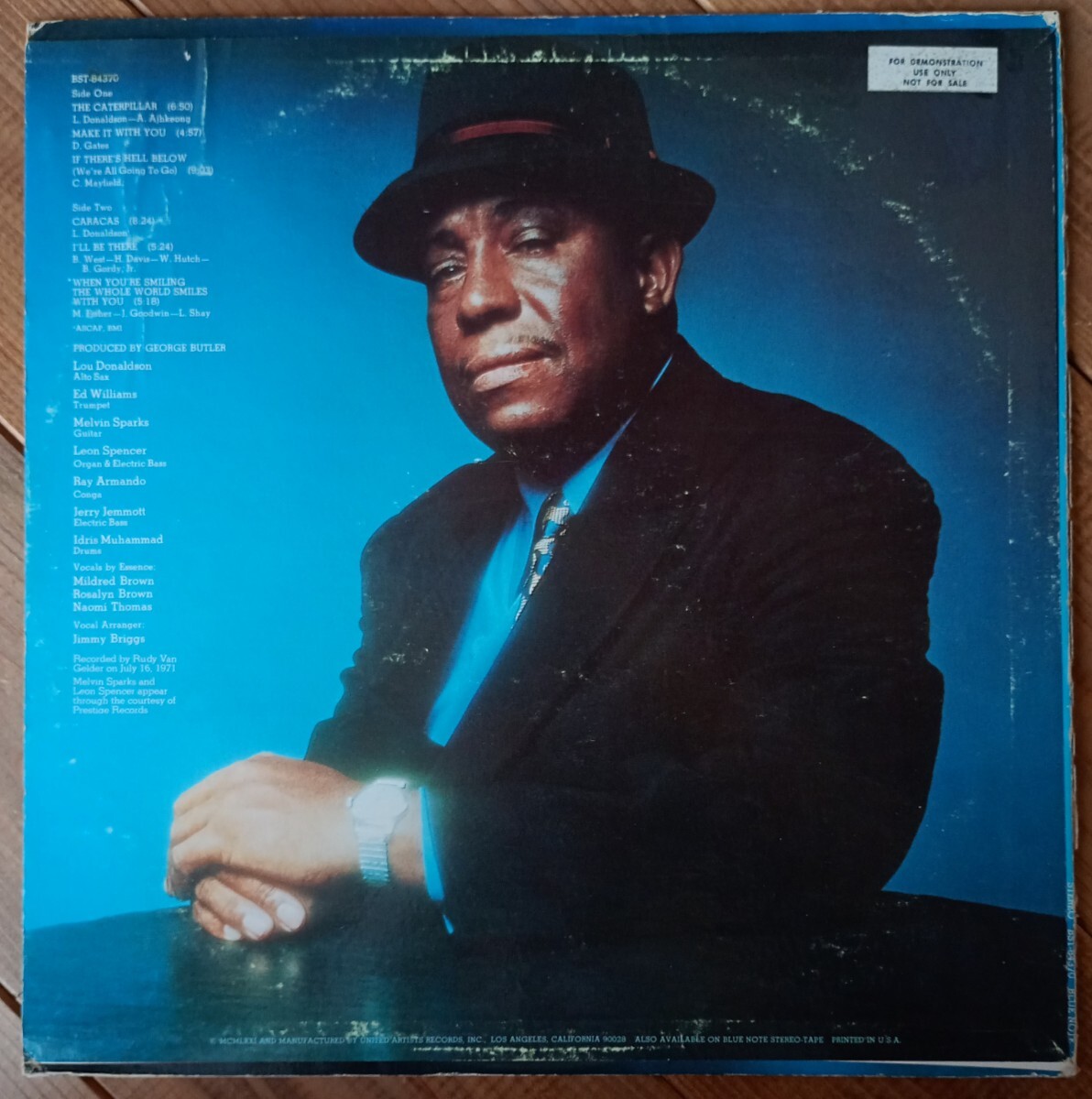 US盤 LOU DONALDSON / COSMOS LP Blue Note BST-84370 Melvin Spark Leon ...
