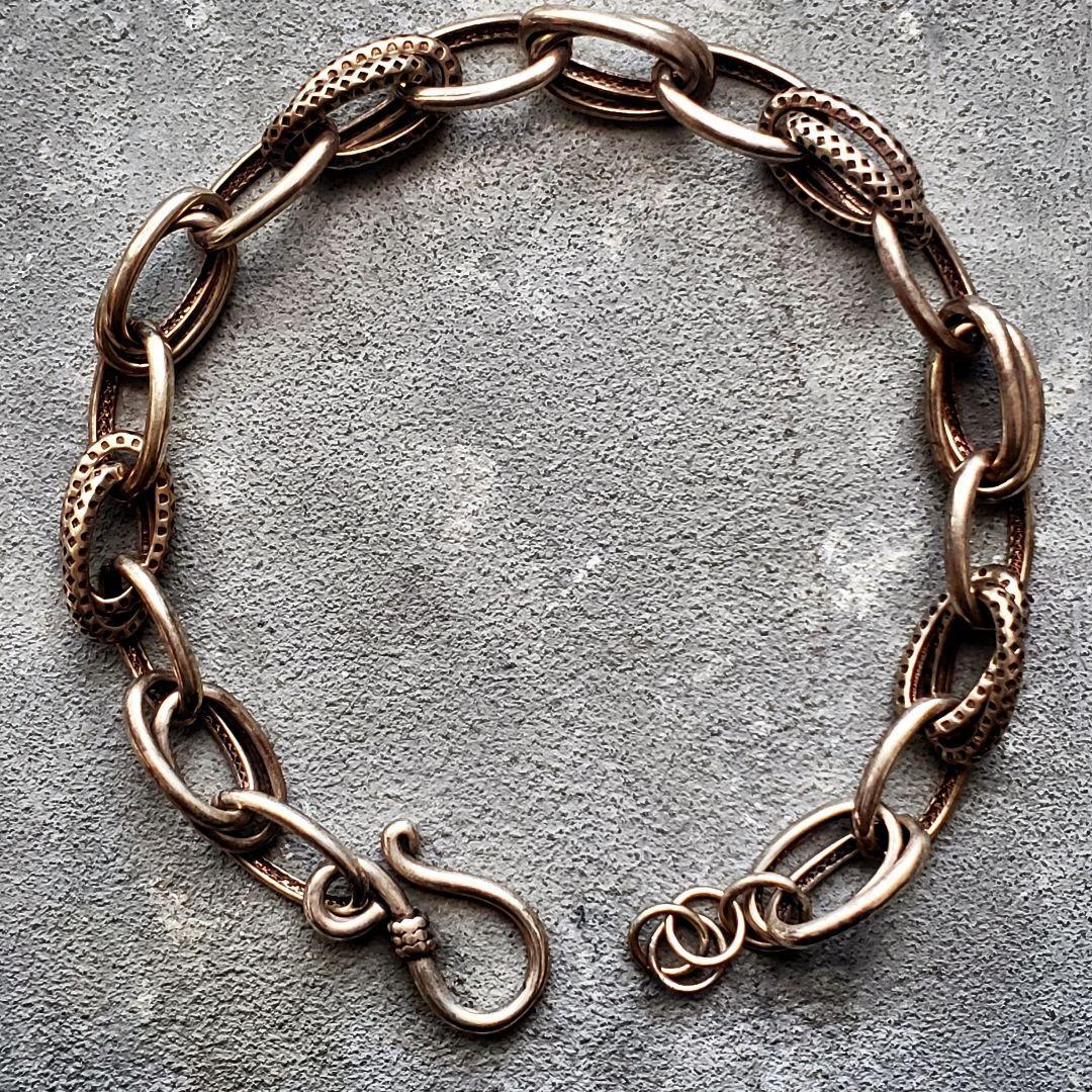 ヴィンテージ VINTAGE シルバー Sフック 925 刻印 チェーン ブレスレット アンティーク SILVER(シルバー)｜売買されたオークション情報、yahooの商品情報をアーカイブ公開 ...