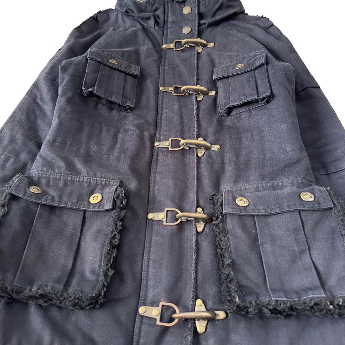 00s Y2K Japanese label G.O.A cut off bono jacket ifsixwasnine 14th addiction lgb kmrii yasuyuki ...