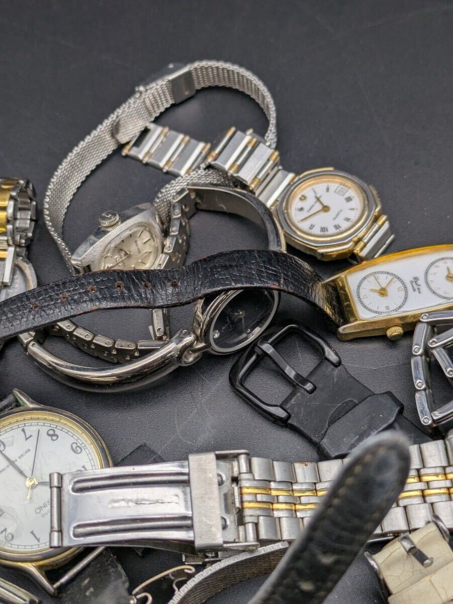 夏本 12月 時計まとめ① Marino FOSSIL TELVA J-axi RAYARD ELLE SUNLORD SCRIPT BALLY ALBA レザー ゴールド QUARTZ ...