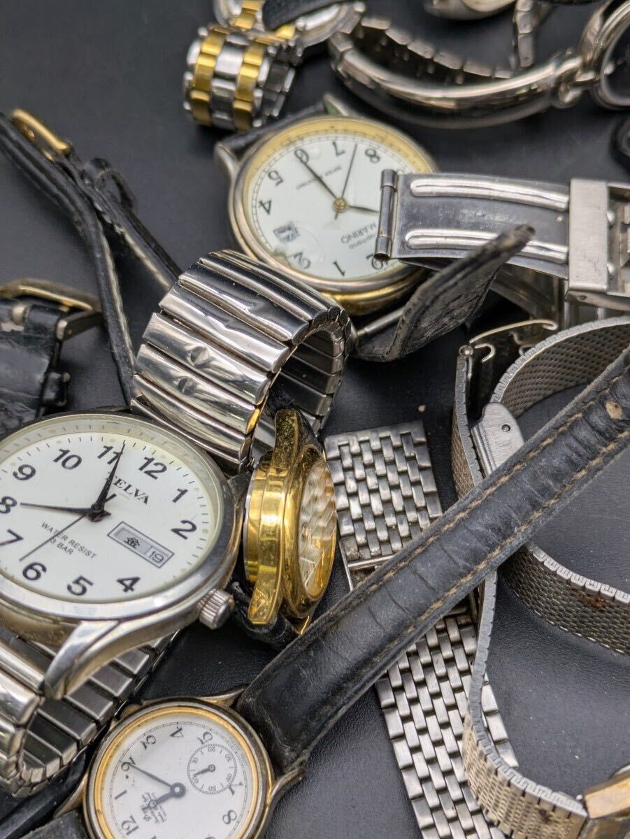 夏本 12月 時計まとめ① Marino FOSSIL TELVA J-axi RAYARD ELLE SUNLORD SCRIPT BALLY ALBA レザー ゴールド QUARTZ ...