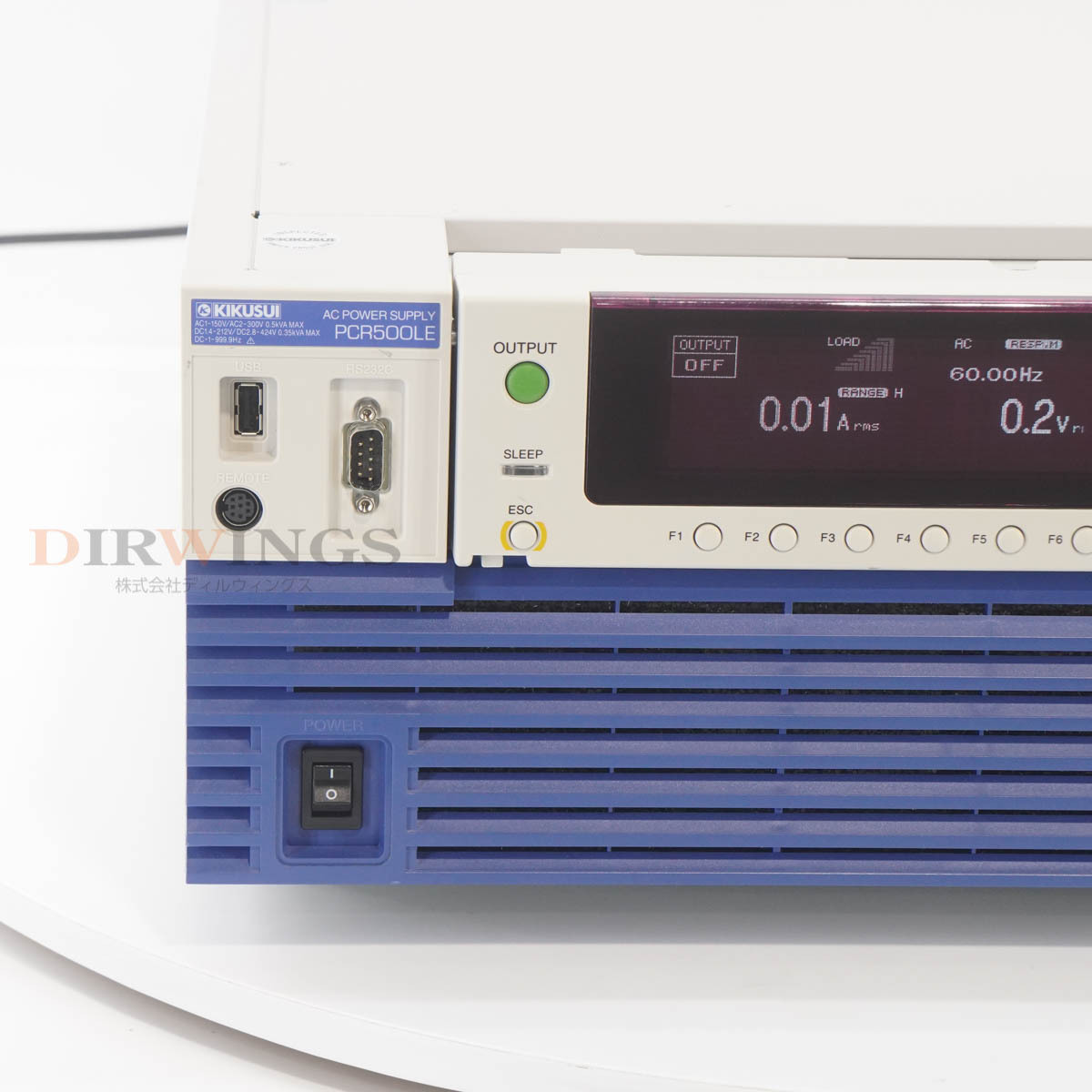 DW 8日保証 PCR500LE PCR-LE KIKUSUI AC1-150V/AC2-300V 菊水 AC POWER SUPPLY 交流 ...