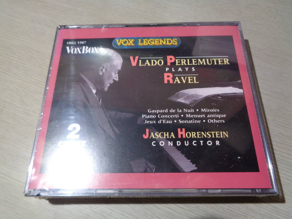 /ペルルミュテール VLADO PERLEMUTER PLAYS RAVEL JASCHA HORENSTEIN VOX BOX:CDX2 5507 STILL-SEALED/NEW 2CDs ...