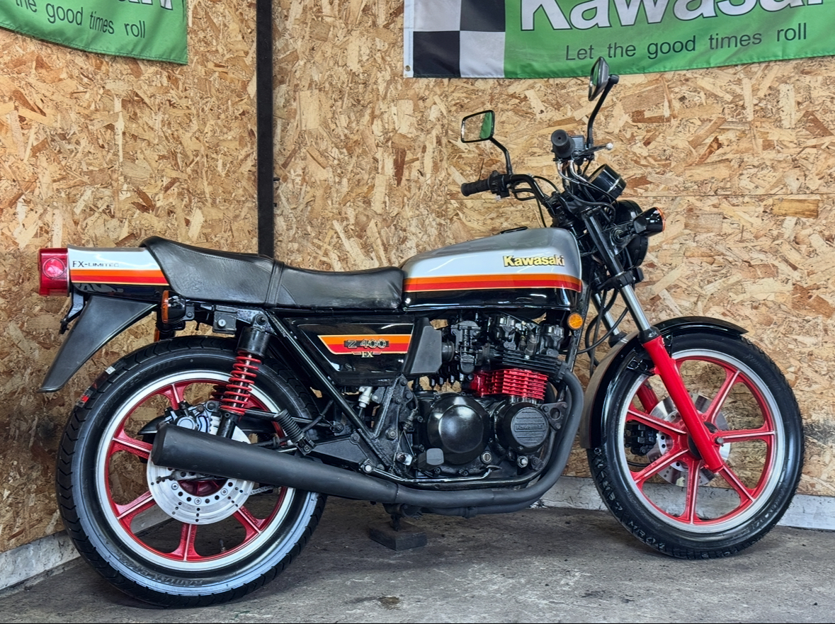 京都 Kawasaki Z400FX E4A リミテッドGP 500台限定車両 KZ400E-039 /KZ400EE-050 類型枠内 ローン可 検索 750RS Z750FX ...