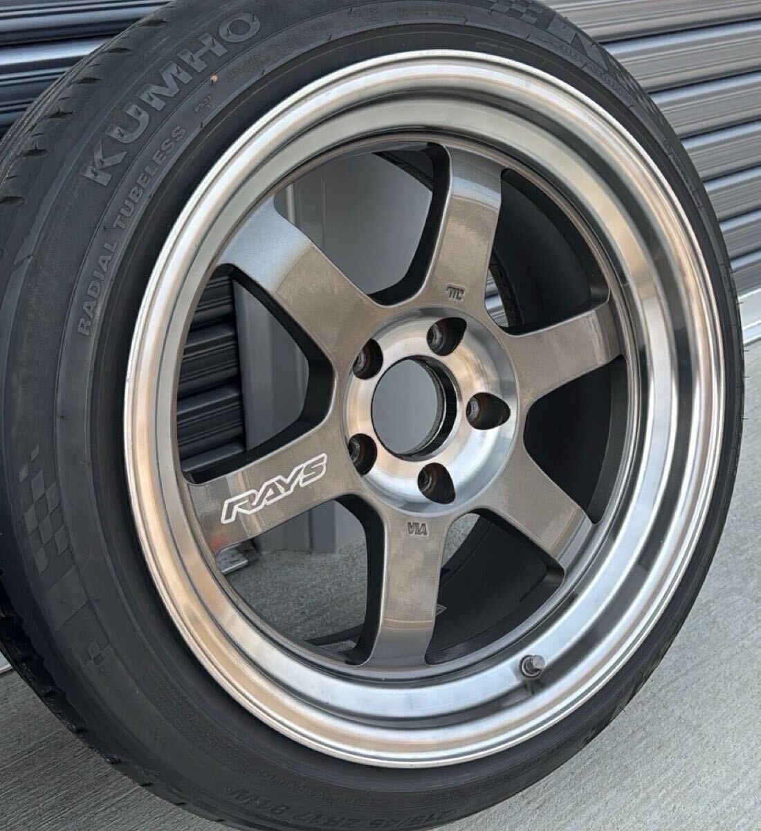 廃盤 RAYS VOLK RACING TE37V SL 1920LIMITED 17インチ 9.5J +15 4本セット 5H-PCD114 ...