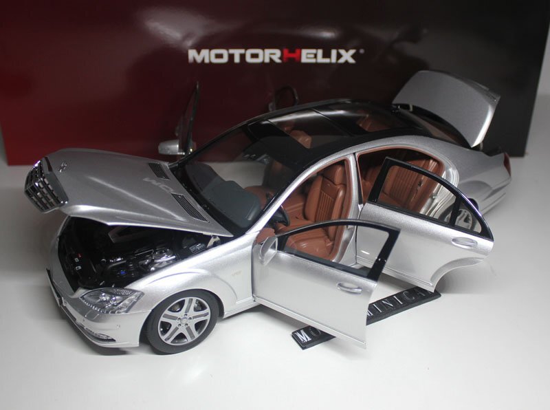 超 な Engine Version 限定品 MotorHelix 1/18日産 メルセデスベンツ Benz S Class S600L ...