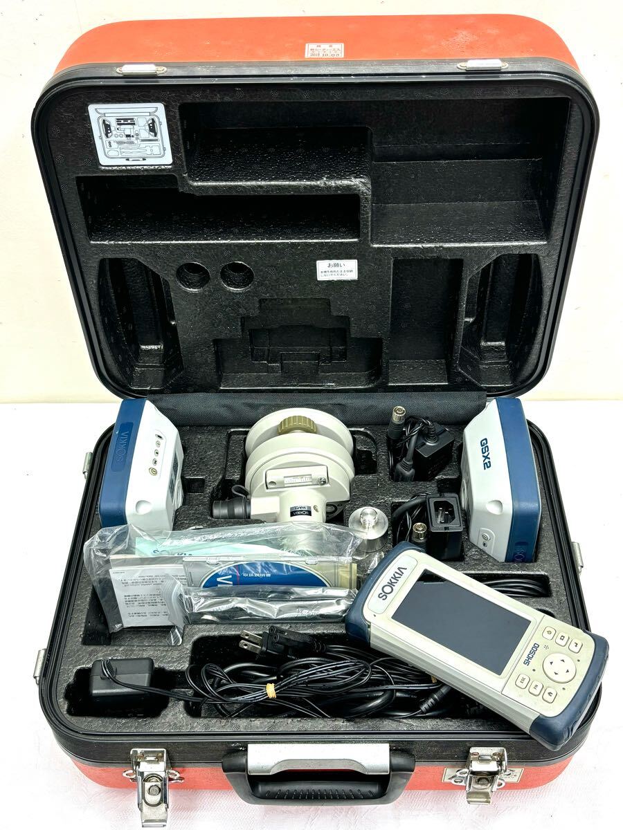 1円〜 SOKKIA ソキア SHC500 データコレクター GNSS受信機 GSX2 ワイヤレス受信機 一式 まとめて 測量機器 土木測量 ...
