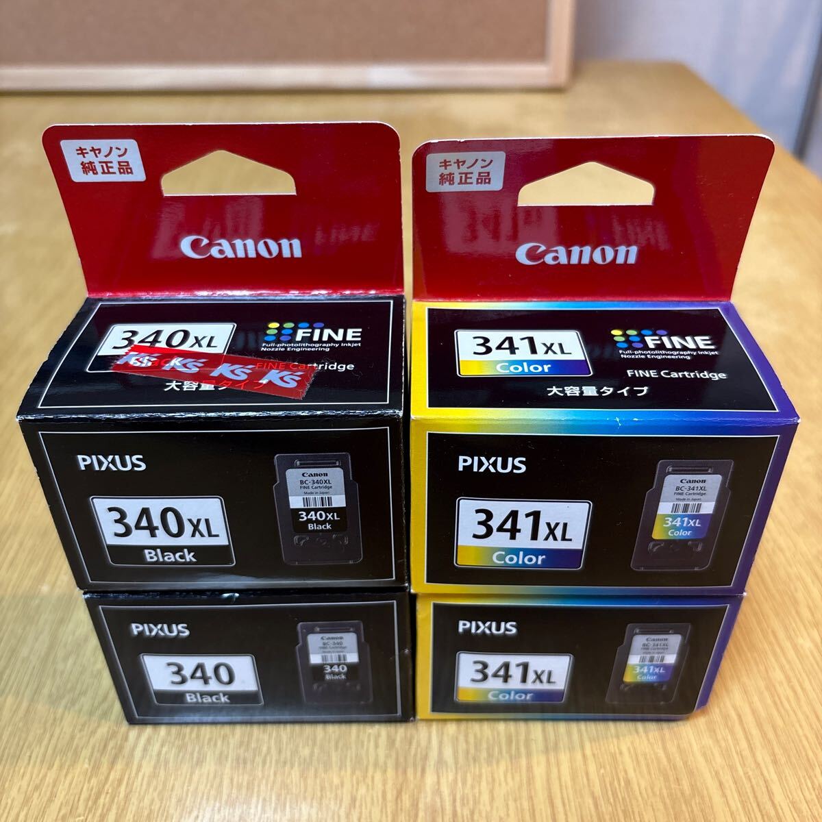 期限切れジャンク Canon BC-340 BC-340XL BC-341XL 純正 インクカートリッジ 4個セット(キヤノン)｜売買された ...