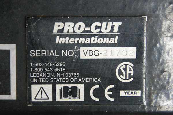 PRO-CUT VBG-620ディスクブレーキローター研磨機 97p39(その他)｜売買されたオークション情報、yahooの商品情報を ...