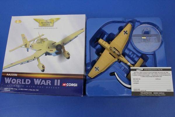 コーギー/AA32506 1/72 ユンカース Ju 87B-2 Trop 限定(軍用機)｜売買されたオークション情報、yahooの商品情報を ...