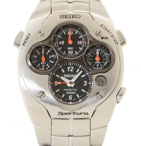 紅 SEIKO 限定.SLQ017.キネティック9T82スポーチュラ1円7417(その他)｜売買されたオークション情報、yahooの商品情報を ...
