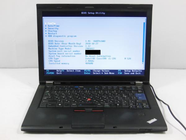 1円 Lenovo ThinkPad T410s/Corei5 520M 2.4GHz/マルチ/OS無(14インチ～)｜売買されたオークション ...
